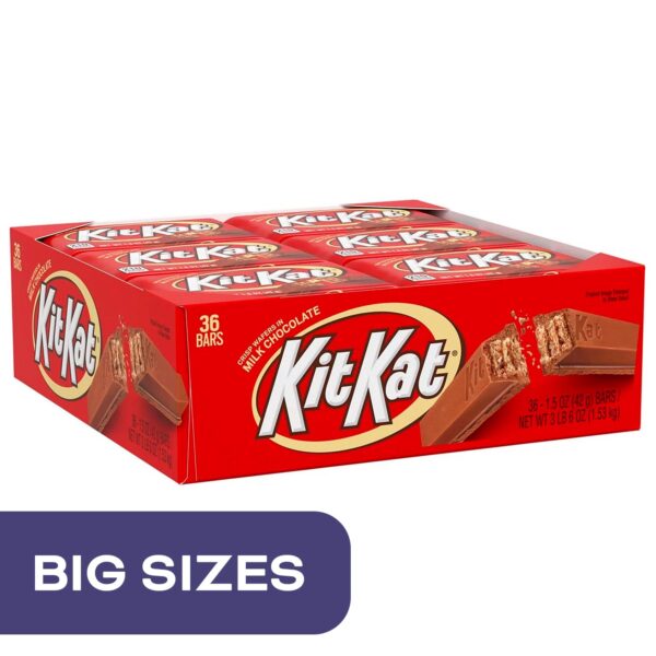 Kit Kat Milk Chocolate Wafer Bars – 1.5 Oz – 36 Ct – BulkSellmart ...
